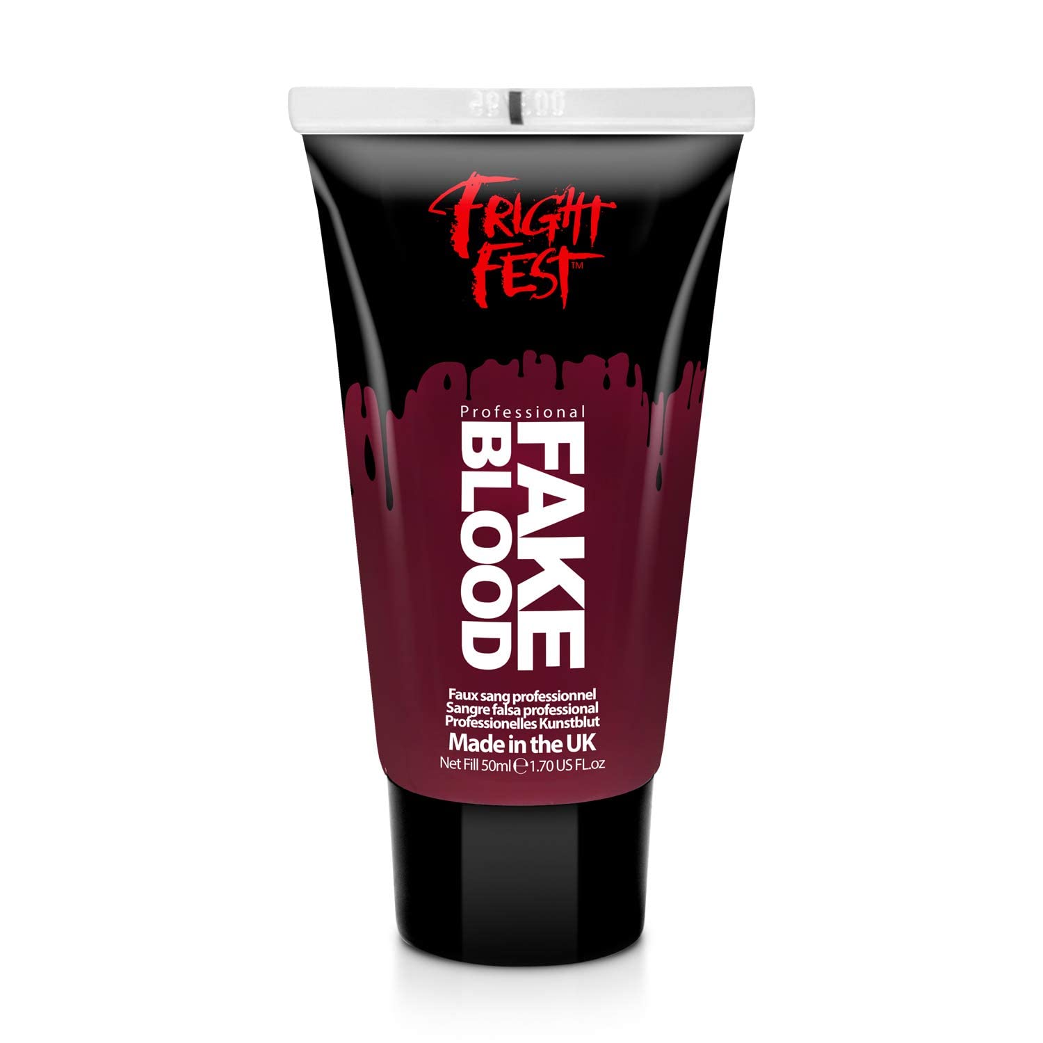 Buy Fake Blood Gel 50ml by Fright Fest Red Fake Blood – SFX makeup ...