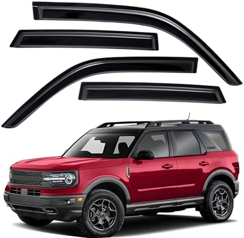 Lightronic WV94713 Outside-Mount Side Window Deflectors & Visors Rain ...