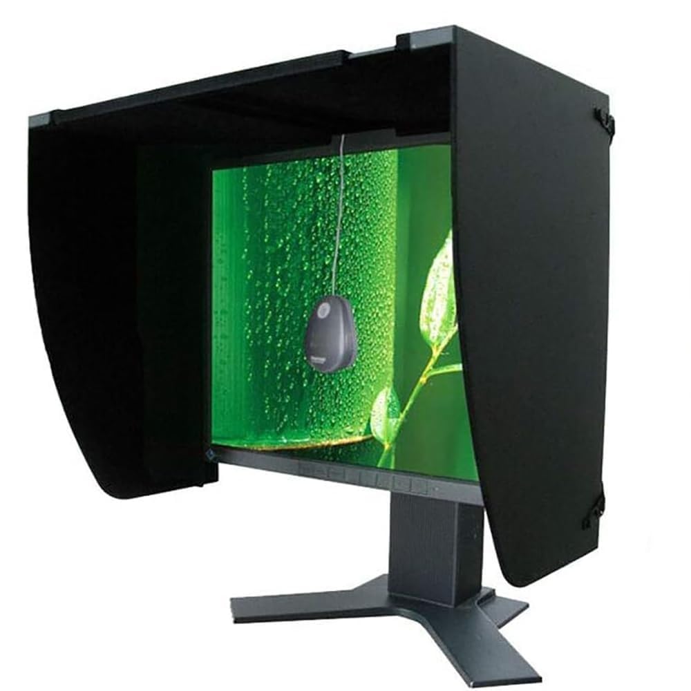 GXGSDM 27-inch display Monitor Hood Sunshade, Screen sun visor ...