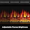 Amazon.com: TURBRO Fireside FS23 Realistic Flames Electric Fireplace ...