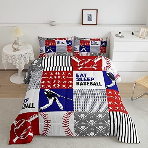 Amazon.com: GrandLinen 4 - Piece King Size Baseball Sports Theme ...