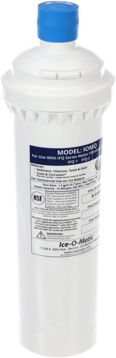 Amazon.com: Ice O Matic IOMQ Water Filter (4-(Pack)) : Appliances