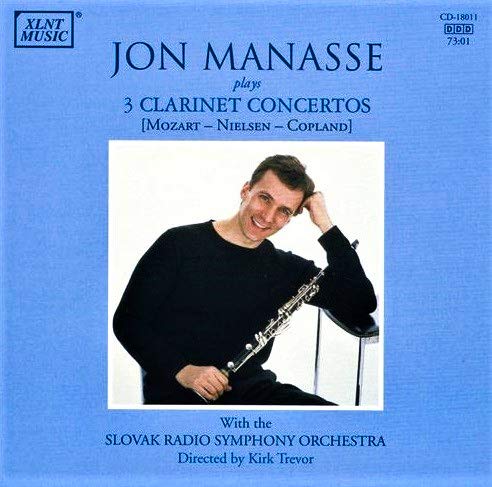 Buy Jon Manasse Plays Three Clarinet Concertos Online at Low Prices in ...