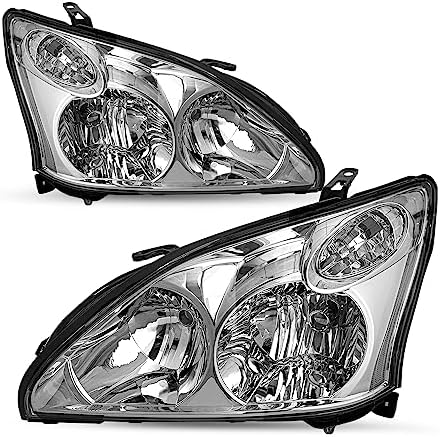 Amazon.com: SOCKIR Halogen Headlight Assembly for 2004-2009 Lexus RX330 ...