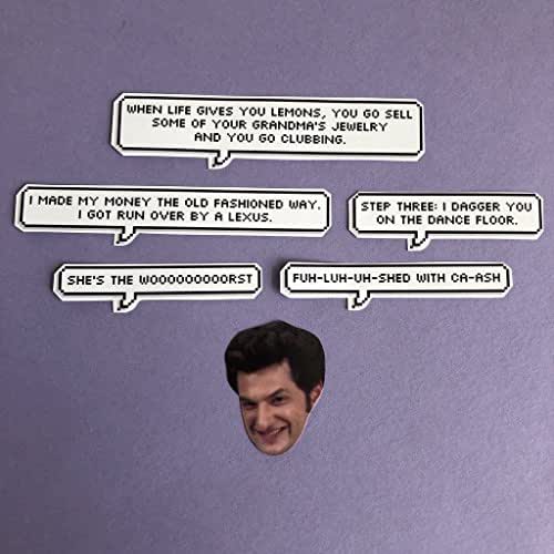 Amazon.com: Jean Ralphio Parks and Rec Quotes Sticker Set : Arts ...