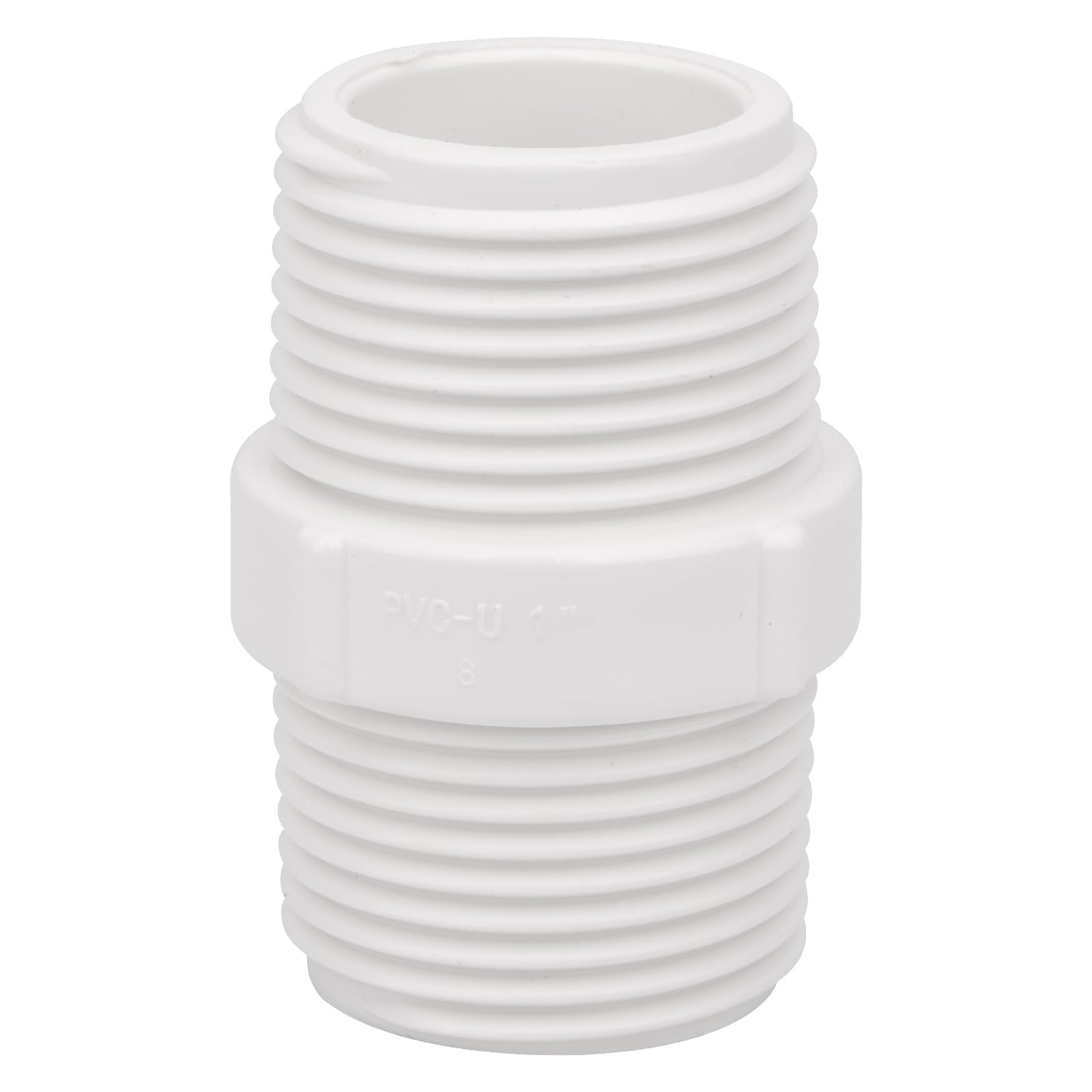 Snapklik.com : 20Pack 1 Inch PVC Nipple Male Thread Coupling Adapter ...