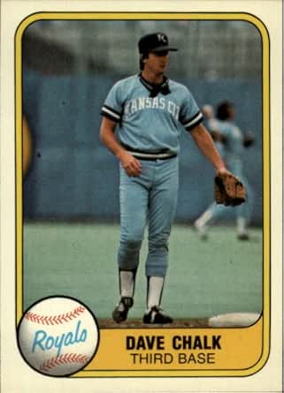 Amazon.com: 1981 Fleer Baseball Card #35 Dave Chalk : Collectibles ...