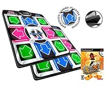 Amazon.com: 2 x PS/PS2 DDR Dance Dance Revolution Deluxe V4.0 Pad ...