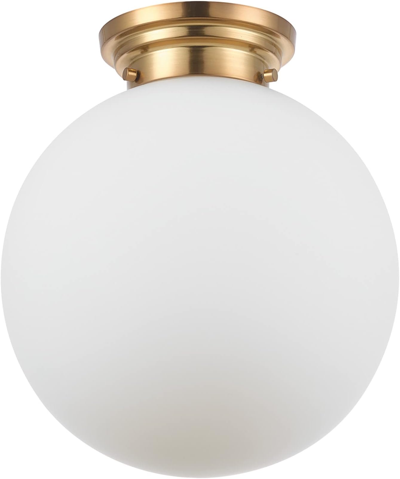 Globe Electric 66000076 1-Light Flush Mount Ceiling Light, Matte Black ...