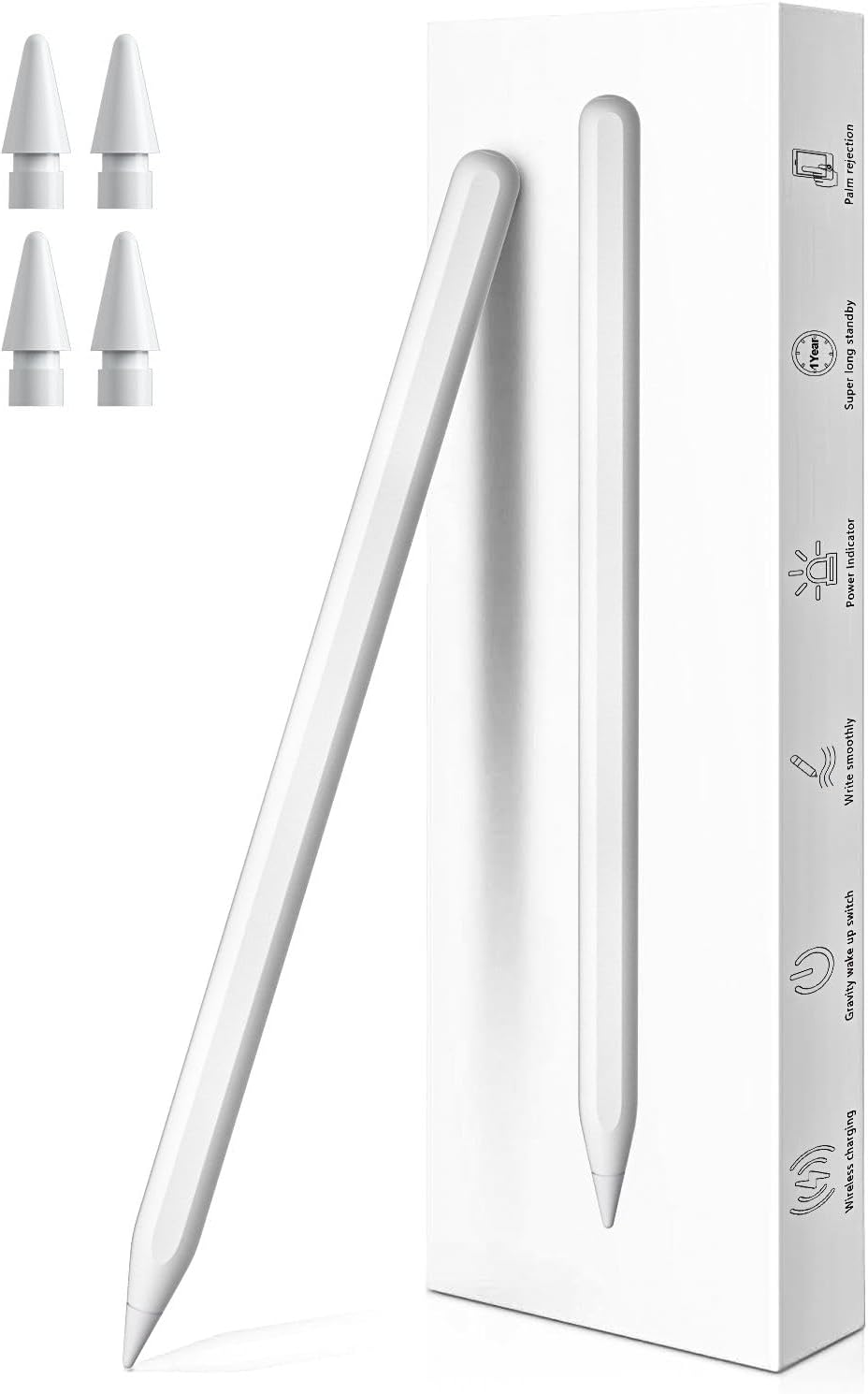 Amazon.com: Apple Pencil 2nd Gen with Magnetic Fast Charging, Work for ...