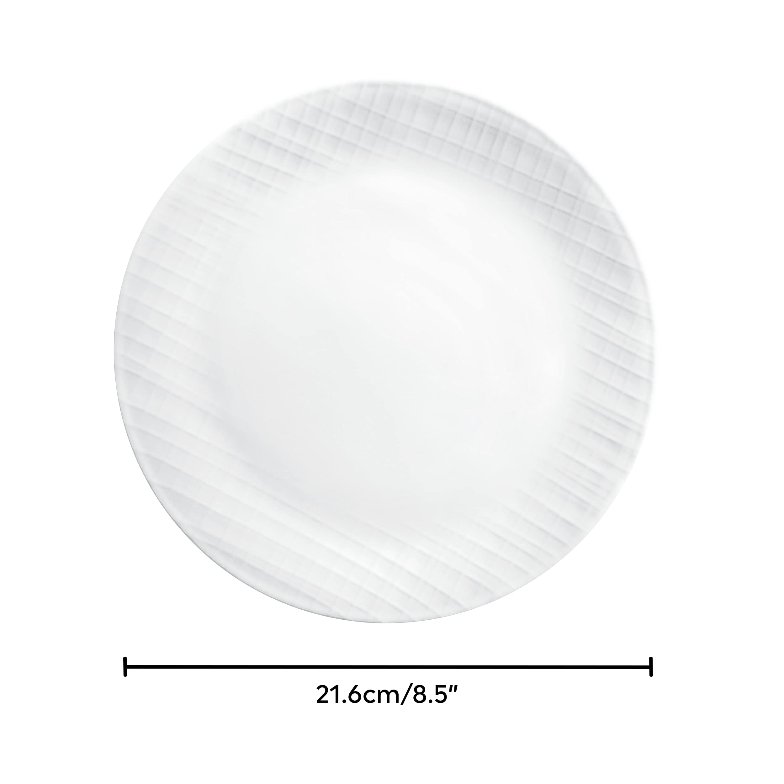 Snapklik.com : Vitrelle Glass Dinnerware Set, Chip & Crack Resistant ...