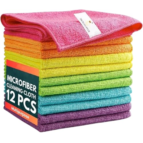 Showstopper Microfiber Cleaning Cloth | 12 Pack | Kitchen Cleaning ...