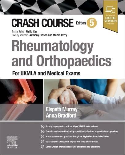 Crash Course Rheumatology and Orthopaedics: For UKMLA and Medical Exams: Amazon.co.uk: Bradford ...