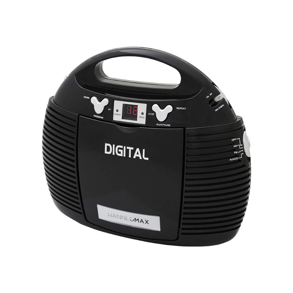 Buy HANNLOMAXHX-327CD Portable CD Player with AM/FM Radio, Aux-in, AC ...