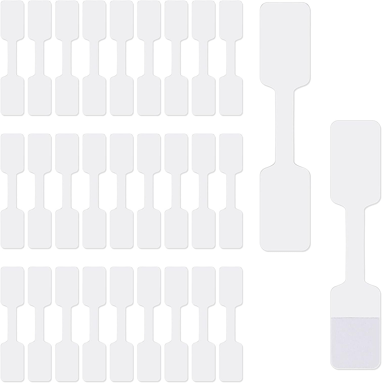 Amazon.com : NX Garden 200pcs Blank Jewelry Sticker Price Tags Necklace ...