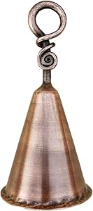 Amazon.com: Hand Forged Twisted Hand Bell Wrought Iron Handmade ...