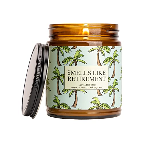 Amazon.com: Moonlight Makers Funny Retirement Candle, “Smells Like ...