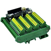CZH-LABS DIN Rail Mount Screw Terminal Block Breakout Module Board for Arduino MKR. : Amazon.in ...