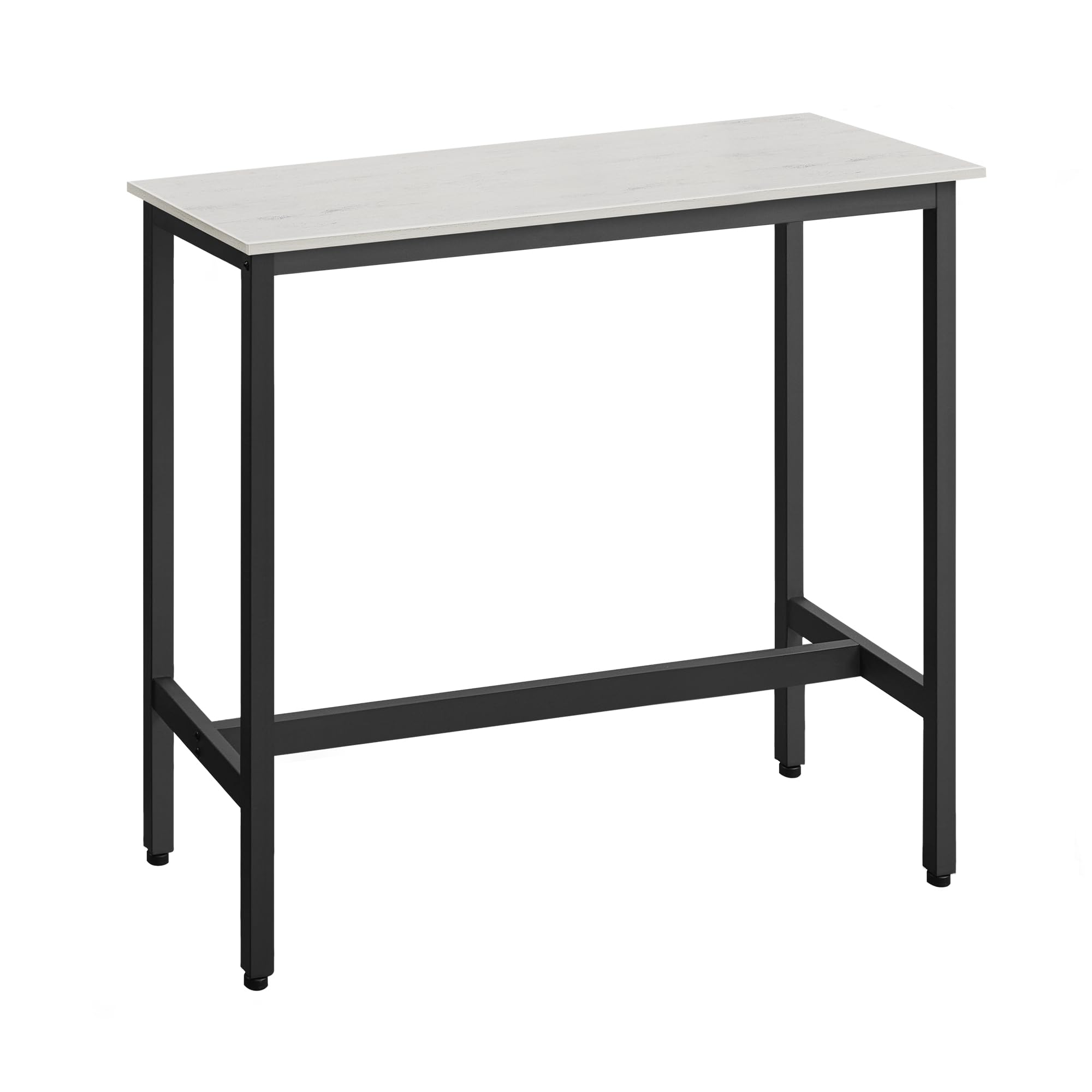VASAGLE Bar, Kitchen, Pub Dining High Table, Sturdy Steel Frame, 40 x ...