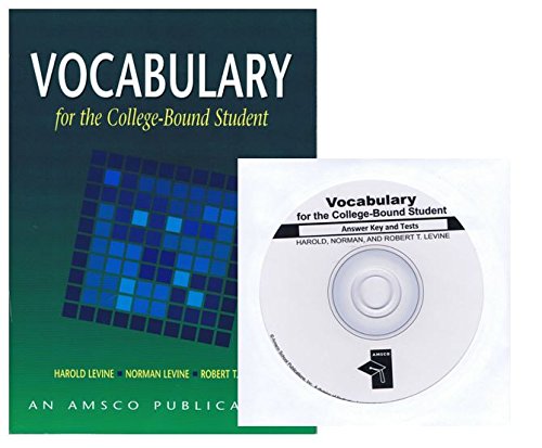 Vocabulary for the College-Bound Student Edition and Answer key and ...