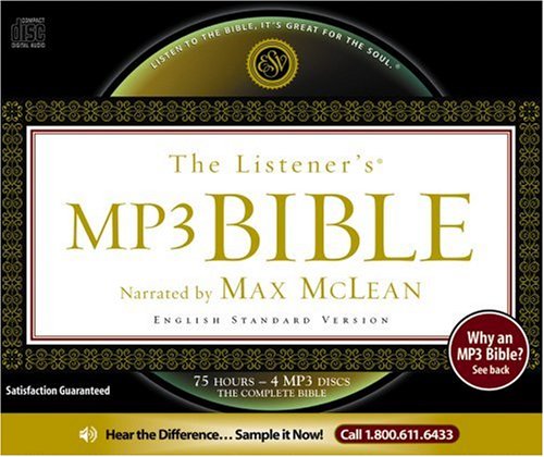 Listener's Bible-ESV: Max McLean: 9781931047456: Amazon.com: Books