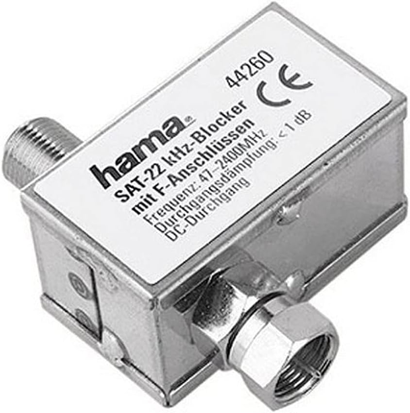 Hama SAT-Blocker, 22 kHz, mit F-Anschlüssen: Amazon.de: Elektronik & Foto