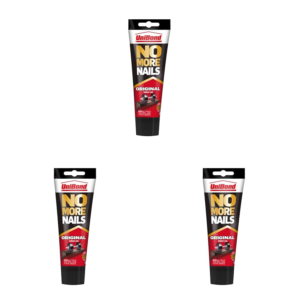 UniBond No More Nails Original, Heavy-Duty Mounting Adhesive, No Nails ...