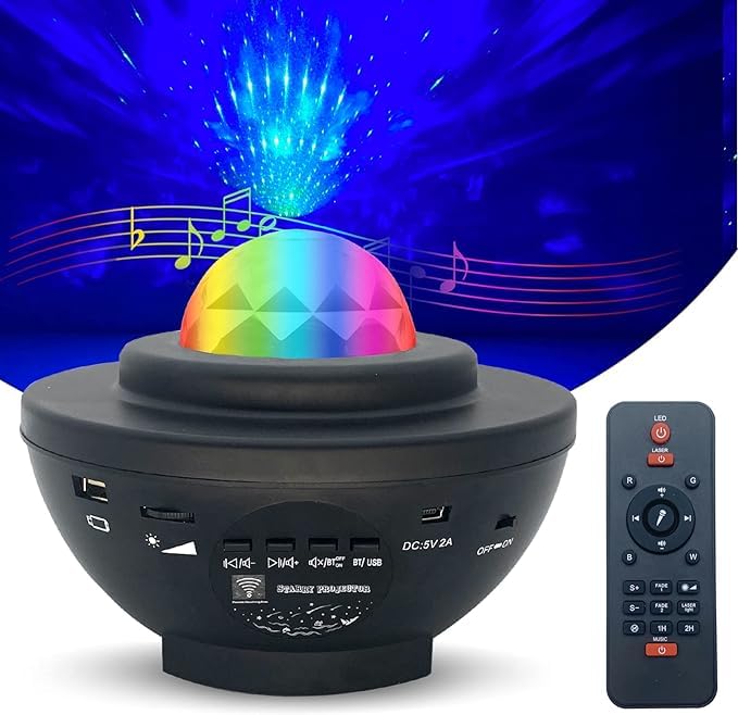 Buy Whixant Night Light Projector with Remote Control, Star Projector ...