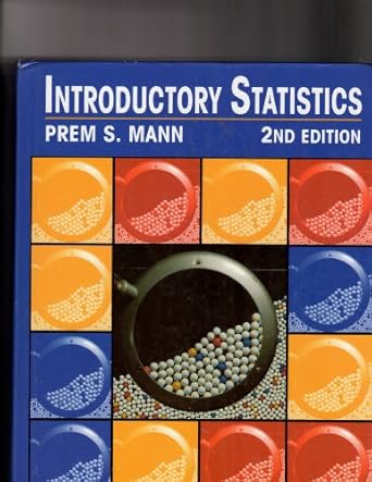 Introductory Statistics: Mann, Prem S.: 9780471310099: Amazon.com: Books