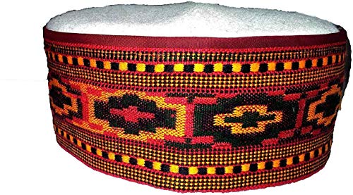 CHAMBA HERITAGE Unisex Himachali Kullu Kinnauri Patti Woolen Cap/Topi ...