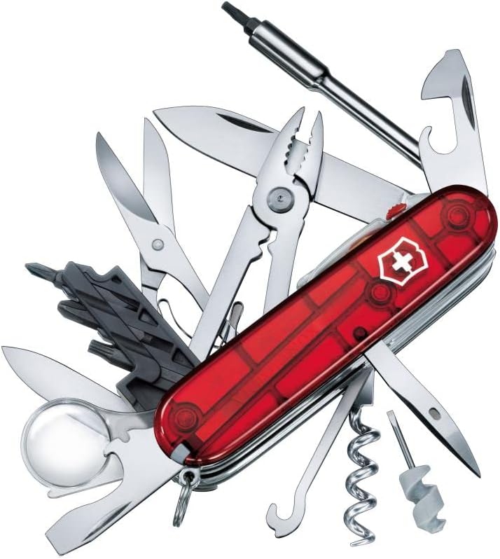 Victorinox Cybertool Lite, color Rojo Transparente : Amazon.es ...