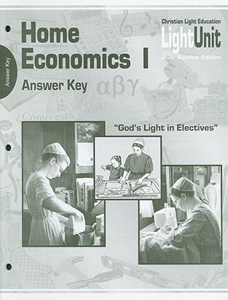 Home Economics I Answer Key 1-5: unknown author: Amazon.com: Books