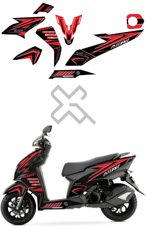 Grayfixx Cross Edition Full Body Sticker for Ntorq 125 | Made in ...
