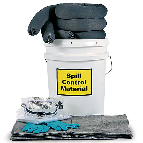5-Gallon Battery Acid Spill Clean-Up Kit - Case Of 30 - Gray - 3" dia ...