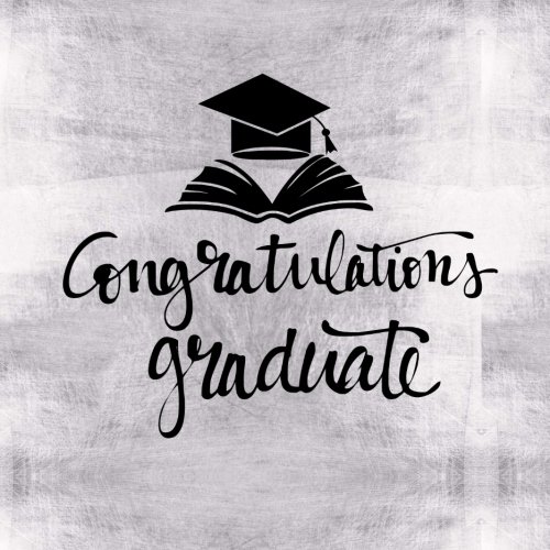 Congratulations Graduates: Silver Cover Graduation Guest Book ...