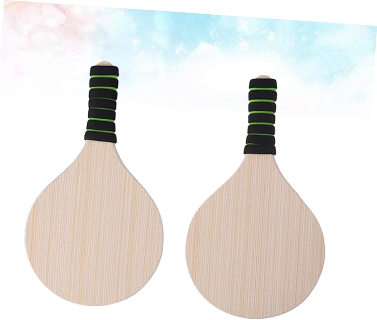 Milisten 1 Pair Beach Ball Racket Badminton Paddle Racquets for Beach ...