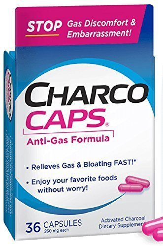 Amazon.com: Charcocaps Anti-gas Dietary Supplement Formula 36 Capsules ...