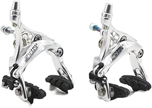 Amazon.com : Tektro R359/539 Dual Pivot Road Brake Caliper Long Arm 47-59mm for Big Tires (32C ...