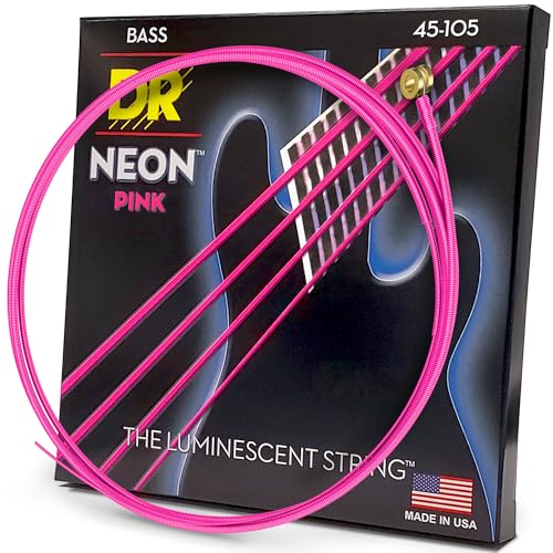 DR Strings HI-DEF NEON™ Pink Bass Strings Medium Review: More Than Just ...