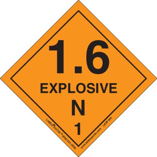 Oxygen Hazardous Material Sign