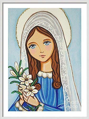 Amazon.com: Our Lady print Catholic print Virgin Mary print Mother Mary ...