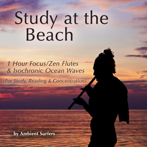 Amazon.com: Study at the Beach: 1 Hour of Focus/Zen Flutes & Isochronic ...