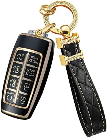 Amazon.com: COZLA for Genesis Key Fob Cover with Keychain Soft TPU Car ...