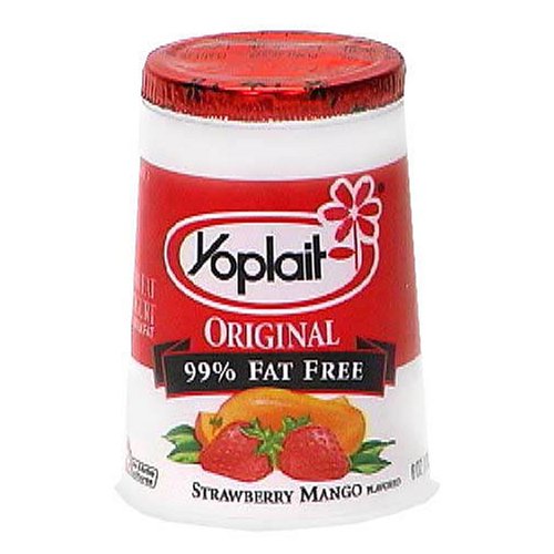 Amazon.com : Yoplait Original Lowfat Yogurt, Strawberry Mango, 6 oz ...