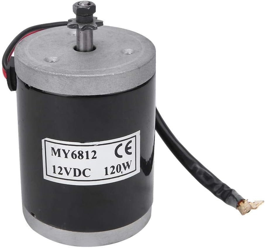 12V 30W Permanent Magnet DC Motor, 3000RPM High Speed CW/CCW Electric ...