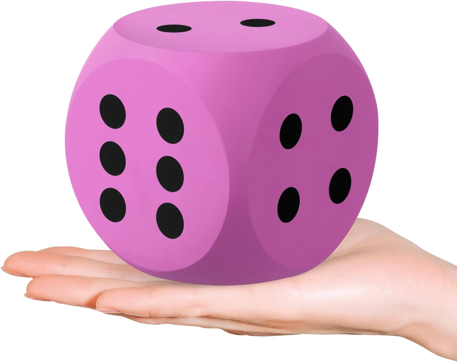 Amazon.com: Shappy 3 Inches Foam Dice Fun Filled Large Educational Toy ...