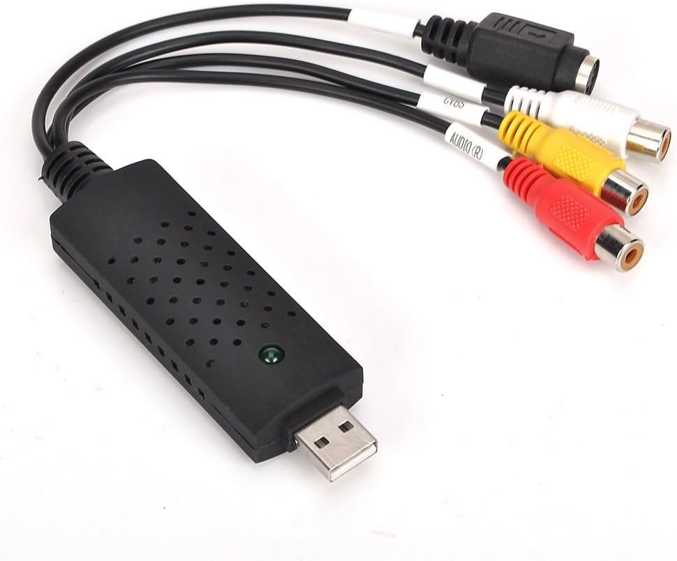 Buy USB-AV USB 2.0 Audio/Video Grabber Converter VHS to Digital ...