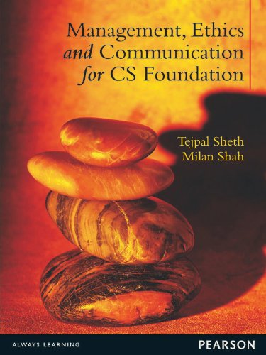 Management, Ethics and Communication for CS Foundation eBook : Sheth ...