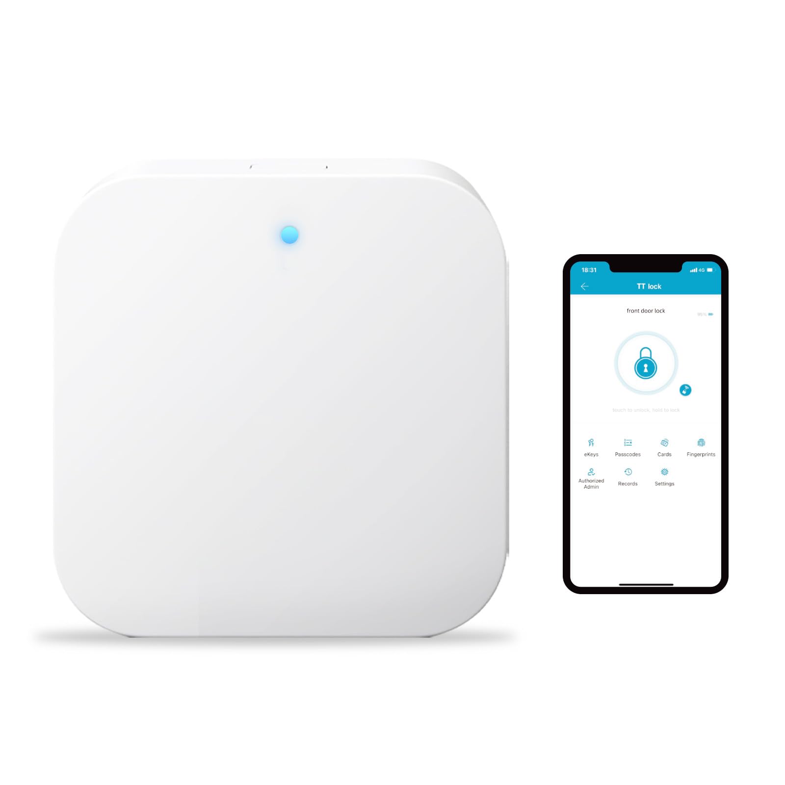 DESLOC G2 Smart Lock Wi-Fi Gateway, Gateway for Smart Door Lock, Wi-Fi ...