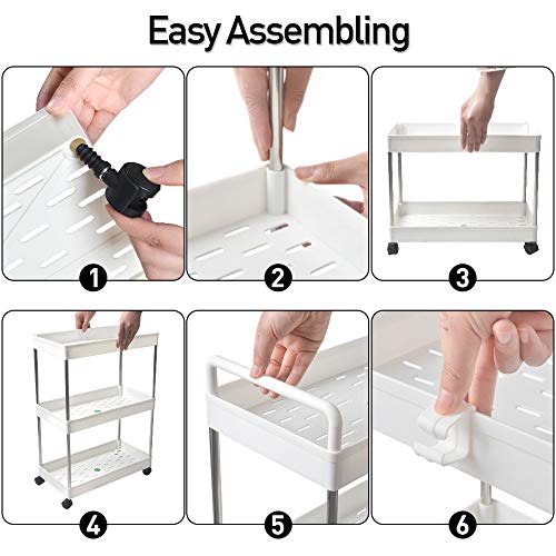 (30% OFF Coupon) Rolling Storage Cart $22.39 - Mojosavings.com